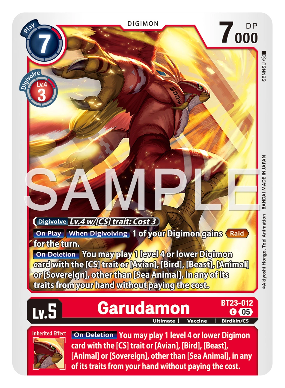 Garudamon (BT23-012) | DigimonCardGame Wiki | Fandom