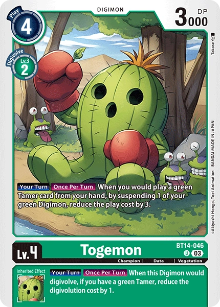 Togemon (BT14-046) | DigimonCardGame Wiki | Fandom