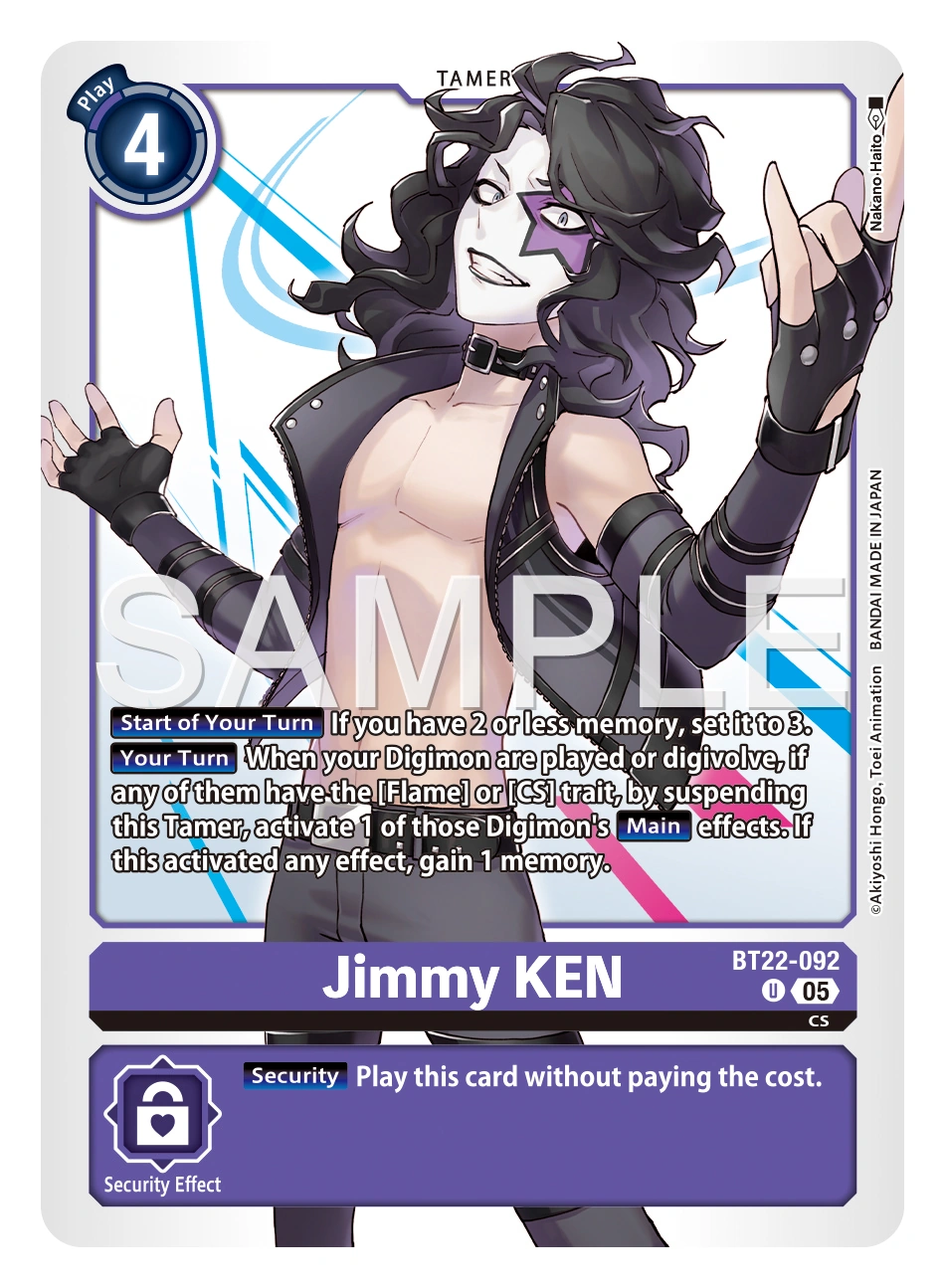 Jimmy KEN (BT22-092) | DigimonCardGame Wiki | Fandom