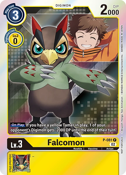 Falcomon (P-081) | DigimonCardGame Wiki | Fandom
