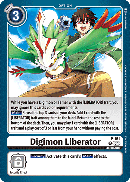 Digimon Liberator (P-151) | DigimonCardGame Wiki | Fandom