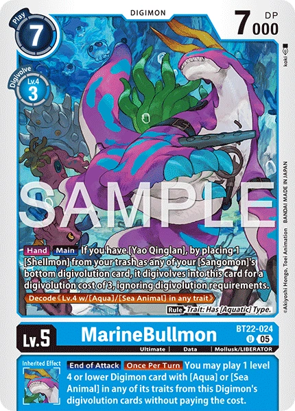 MarineBullmon (BT22-024) | DigimonCardGame Wiki | Fandom
