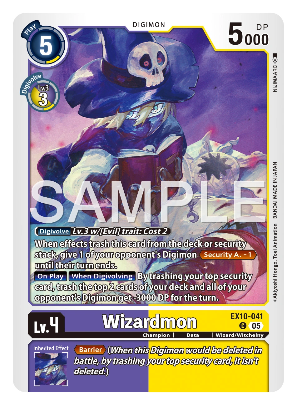 Wizardmon (EX10-041) | DigimonCardGame Wiki | Fandom