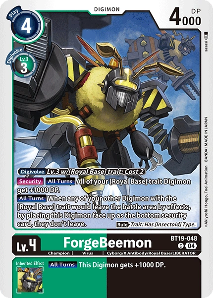ForgeBeemon (BT19-048) | DigimonCardGame Wiki | Fandom