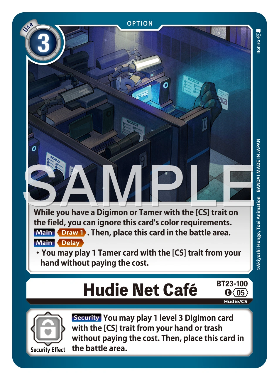 Hudie Net Café (BT23-100) | DigimonCardGame Wiki | Fandom