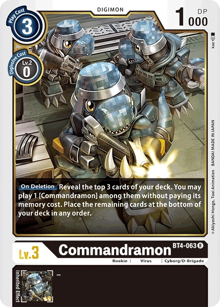 Commandramon (BT4-063) | DigimonCardGame Wiki | Fandom