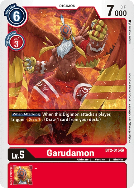 Garudamon (BT2-015) | DigimonCardGame Wiki | Fandom