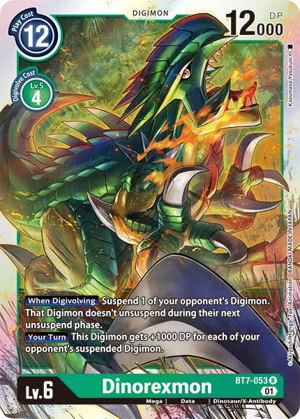 Dinorexmon (BT7-053) | DigimonCardGame Wiki | Fandom