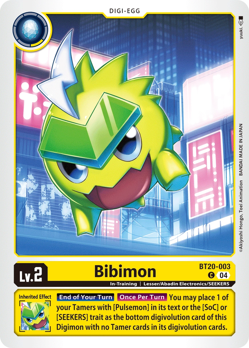 Bibimon (BT20-003) | DigimonCardGame Wiki | Fandom