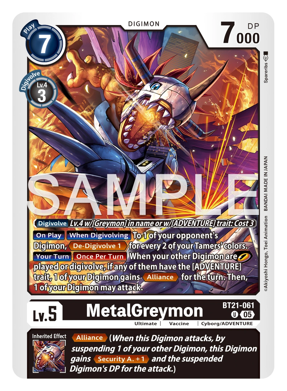 MetalGreymon (BT21-061) | DigimonCardGame Wiki | Fandom