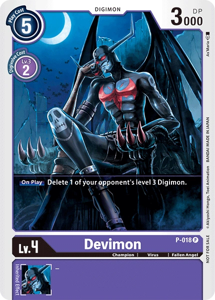 Devimon (P-018) | DigimonCardGame Wiki | Fandom