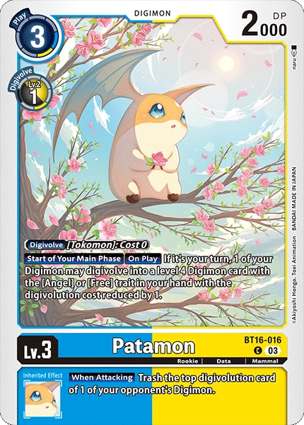 Patamon (BT16-016) | DigimonCardGame Wiki | Fandom