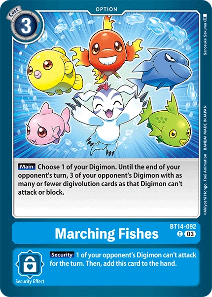 Marching Fishes (BT14-092) | DigimonCardGame Wiki | Fandom