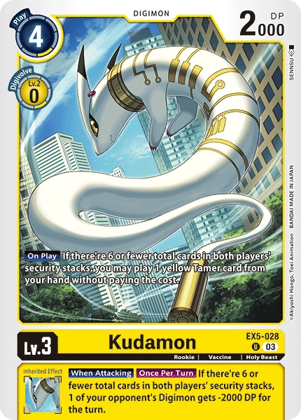 Kudamon (EX5-028) | DigimonCardGame Wiki | Fandom