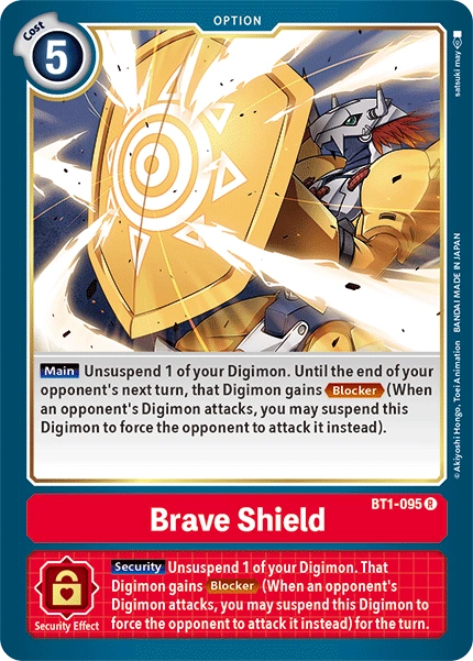Brave Shield (BT1-095) | DigimonCardGame Wiki | Fandom