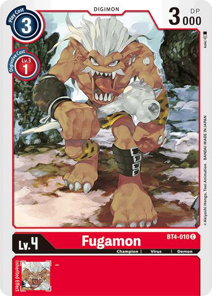 Fugamon (BT4-010) | DigimonCardGame Wiki | Fandom