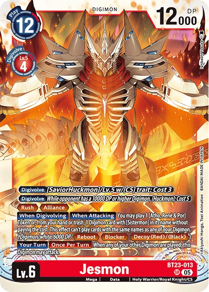 Jesmon (BT23-013) | DigimonCardGame Wiki | Fandom