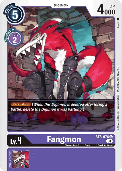 Fangmon (BT8-076) | DigimonCardGame Wiki | Fandom