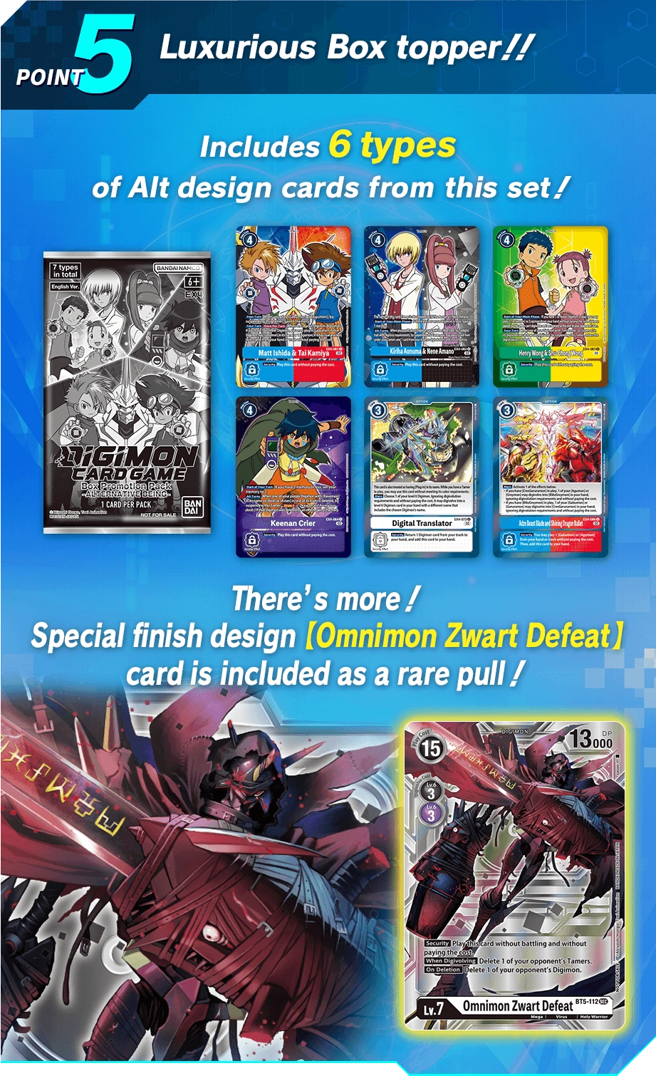 Box Promotion Pack: Alternative Being | DigimonCardGame Wiki | Fandom