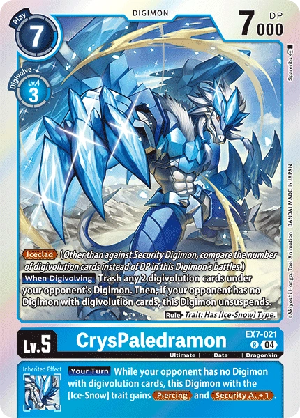 CrysPaledramon (EX7-021) | DigimonCardGame Wiki | Fandom