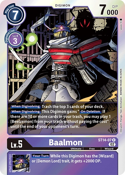 Baalmon (ST14-07) | DigimonCardGame Wiki | Fandom