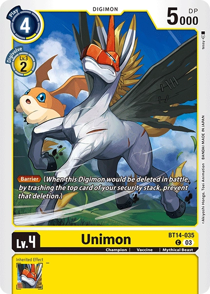 Unimon (BT14-035) | DigimonCardGame Wiki | Fandom