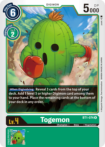 Togemon (BT1-074) | DigimonCardGame Wiki | Fandom