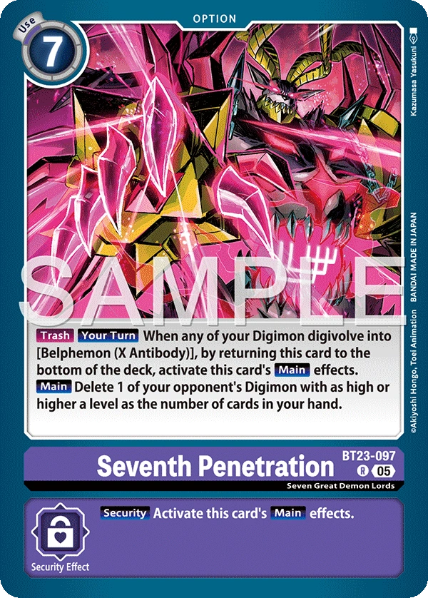 Seventh Penetration (BT23-097) | DigimonCardGame Wiki | Fandom