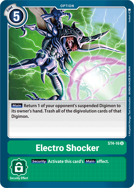 Electro Shocker (ST4-16) | DigimonCardGame Wiki | Fandom