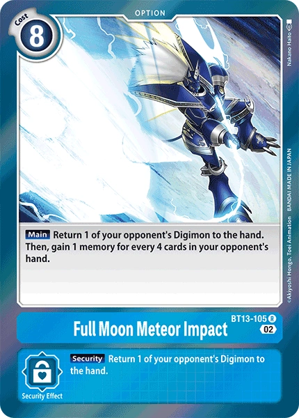 Full Moon Meteor Impact (BT13-105) | DigimonCardGame Wiki | Fandom
