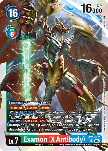 Examon (X Antibody) (BT21-052) | DigimonCardGame Wiki | Fandom