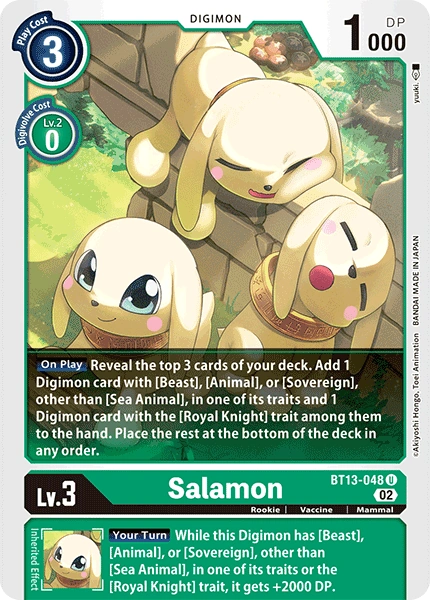Salamon (BT13-048) | DigimonCardGame Wiki | Fandom