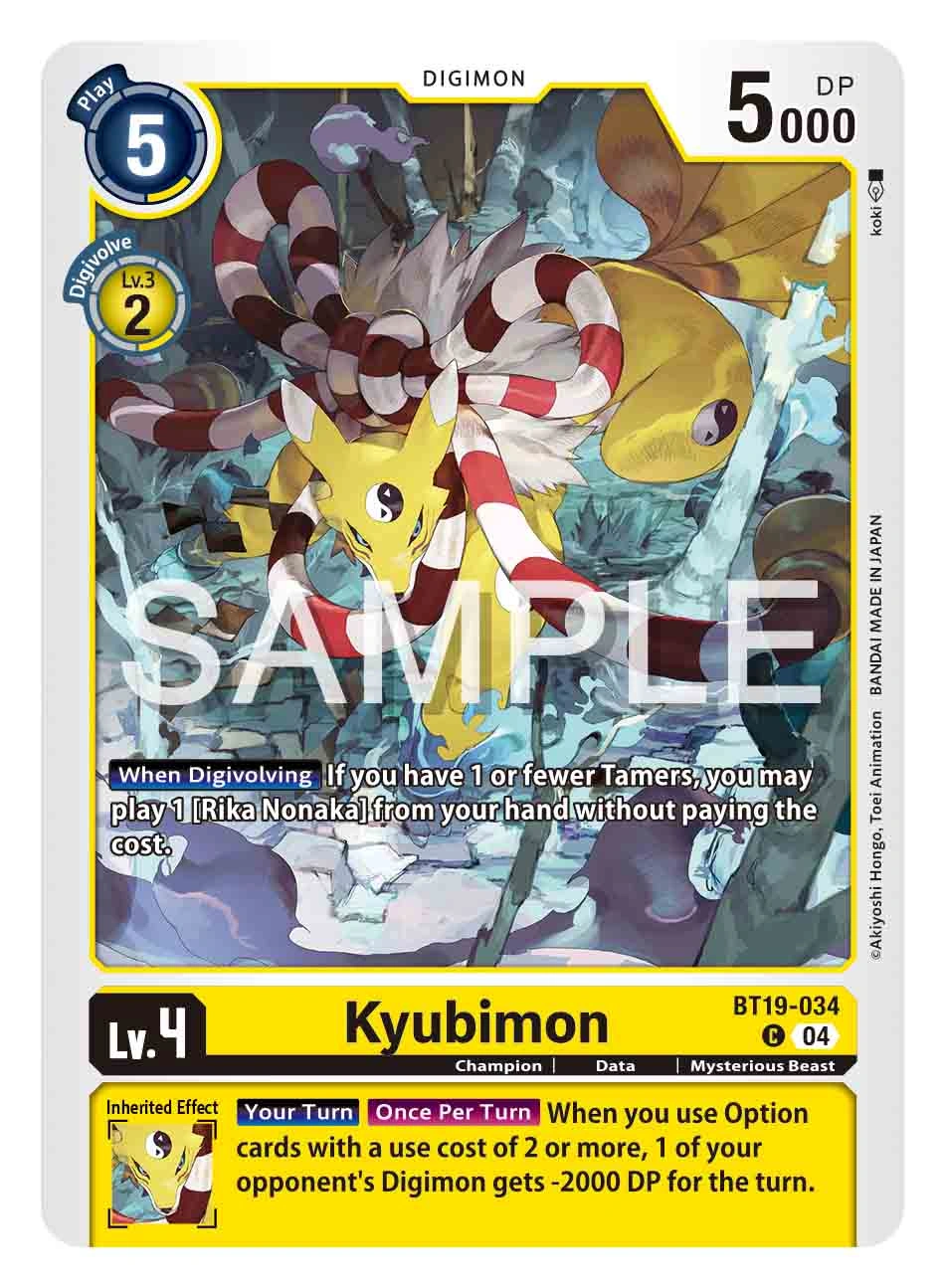Kyubimon (BT19-034) | DigimonCardGame Wiki | Fandom