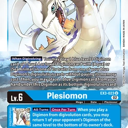 Digimon Plesiomon Card