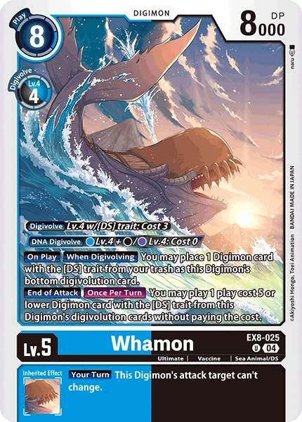 Whamon (EX8-025) | DigimonCardGame Wiki | Fandom
