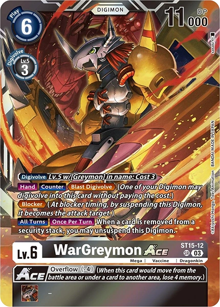 WarGreymon (ST15-12) | DigimonCardGame Wiki | Fandom
