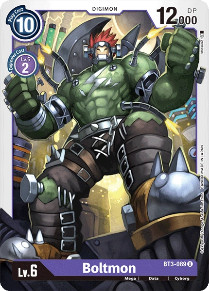 Boltmon (BT3-089) | DigimonCardGame Wiki | Fandom