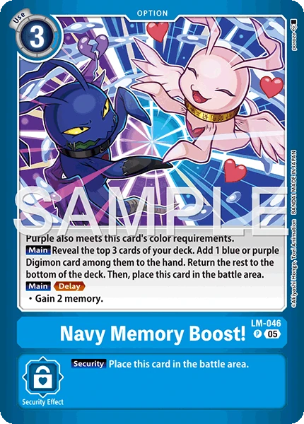 Navy Memory Boost! (LM-046) | DigimonCardGame Wiki | Fandom