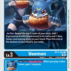 digimon veemon deck