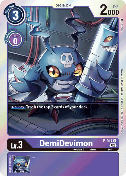 DemiDevimon (P-017) | DigimonCardGame Wiki | Fandom