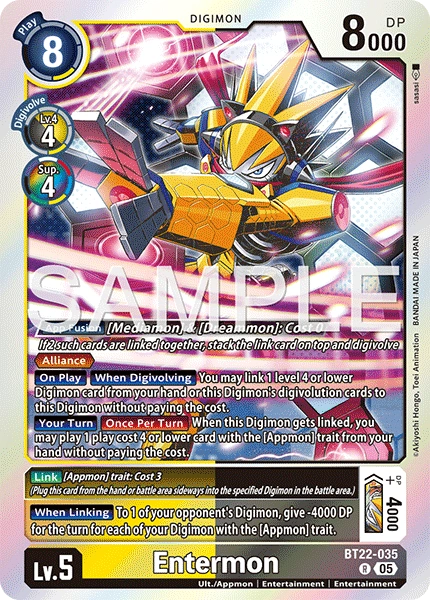 Entermon (BT22-035) | DigimonCardGame Wiki | Fandom