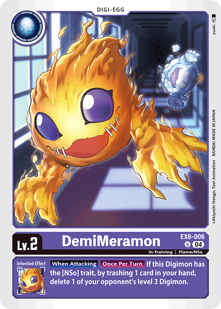DemiMeramon (EX8-006) | DigimonCardGame Wiki | Fandom