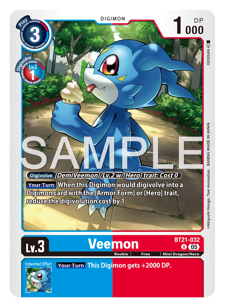 Veemon (BT21-032) | DigimonCardGame Wiki | Fandom