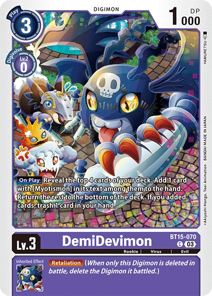 DemiDevimon (BT15-070) | DigimonCardGame Wiki | Fandom