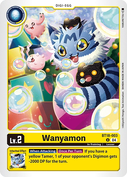 Wanyamon (BT18-003) | DigimonCardGame Wiki | Fandom