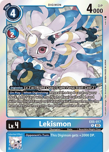 Lekismon (EX5-017) | DigimonCardGame Wiki | Fandom