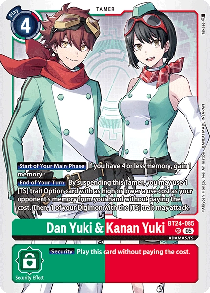 Dan Yuki & Kanan Yuki (BT24-085) | DigimonCardGame Wiki | Fandom
