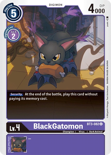 BlackGatomon (BT3-082) | DigimonCardGame Wiki | Fandom