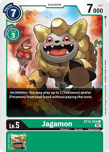 Jagamon (BT12-054) | DigimonCardGame Wiki | Fandom