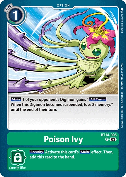 Poison Ivy (BT14-095) | DigimonCardGame Wiki | Fandom